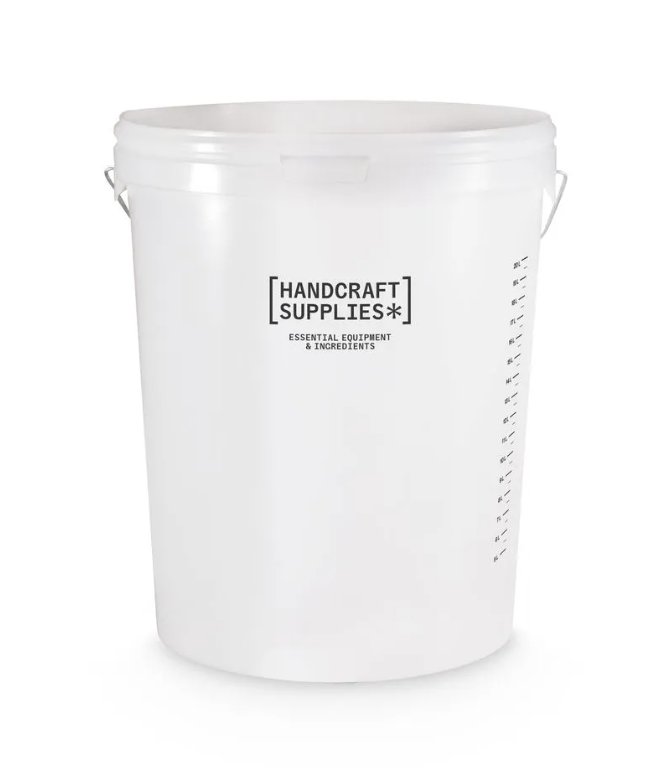 HS Fermentation Buckets Fermenting Bins 25 L 5G 20L graduated Brew Mart